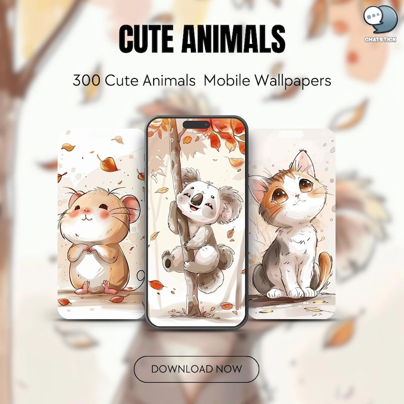 Cute Animals Mobile Wallpapers | 300 Adorable Phone Backgrounds for ...