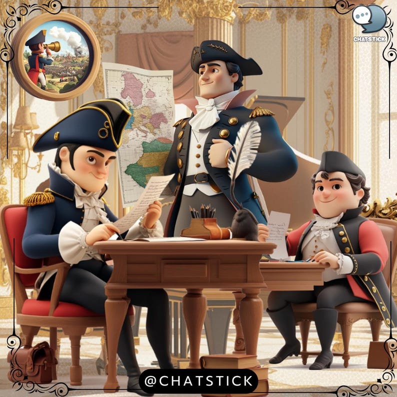 Napoleon Bonaparte 3D Clipart Pack - 150 Printable Pngs, High-quality ...