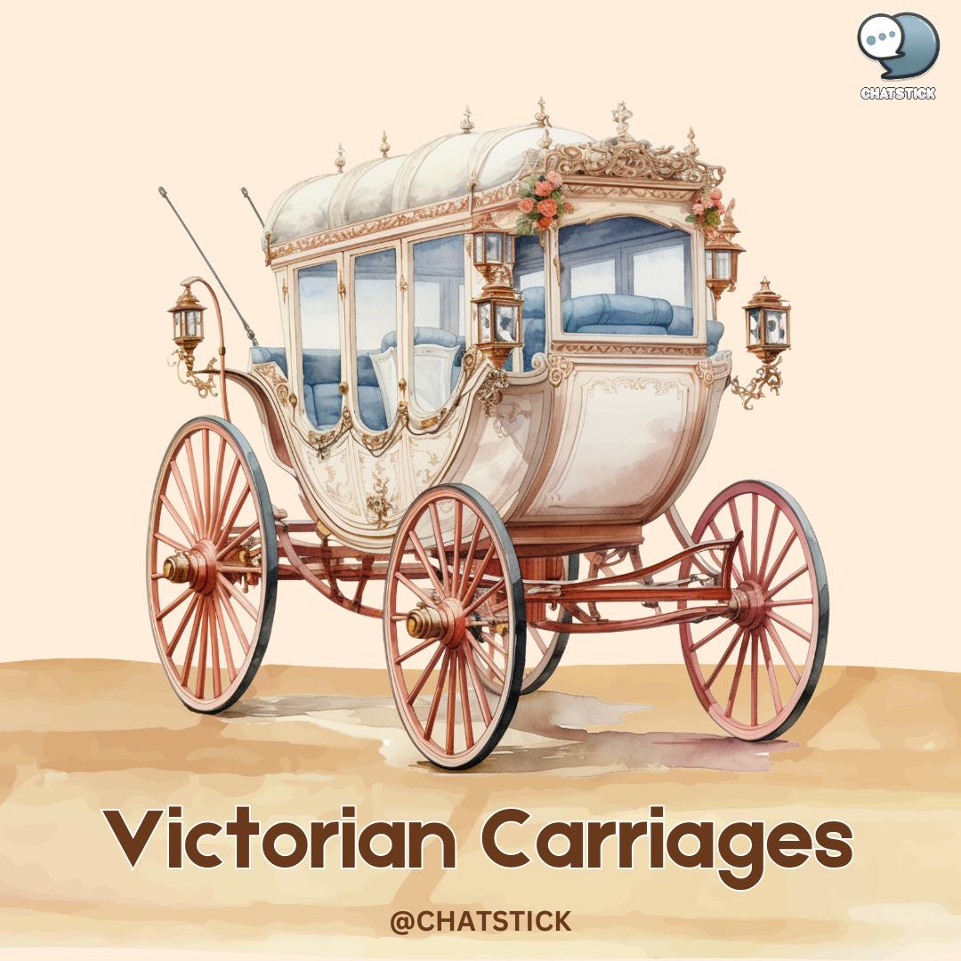Victorian Carriages Clipart Pack - 160 Pngs | 3200x3200px 300 DPI ...