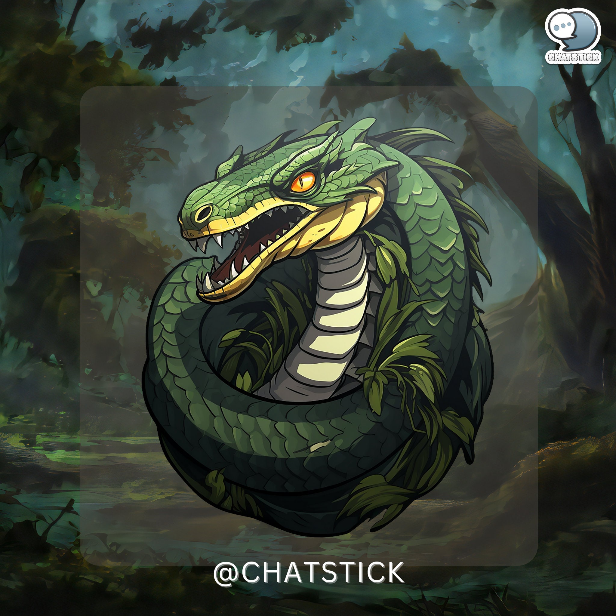 Pack of 160 Basilisk Theme Digital Sticker Cliparts - Printable PNG ...