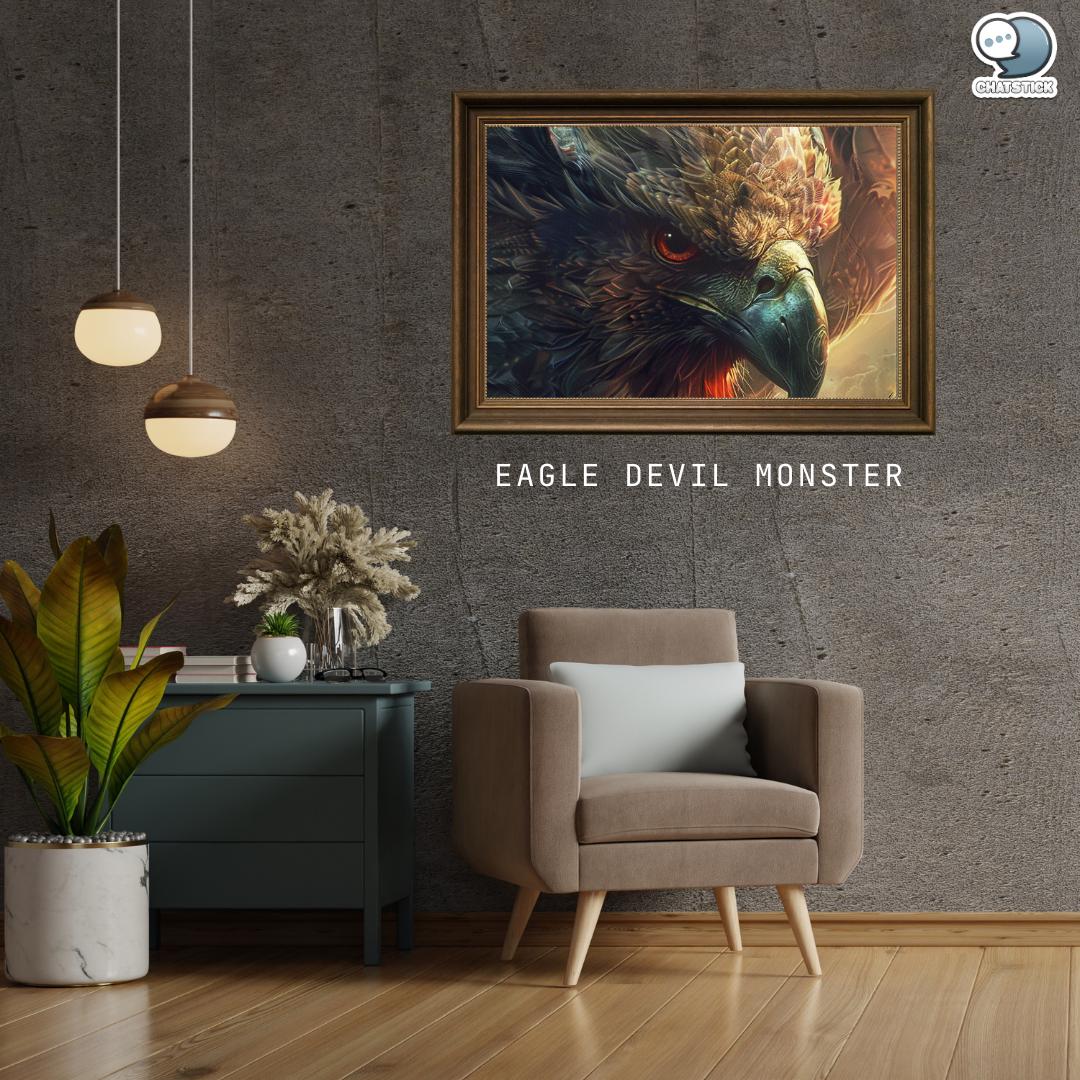 Eagle Devil Monster Digital Art Mega Pack - 160 PNG Printable Posters ...