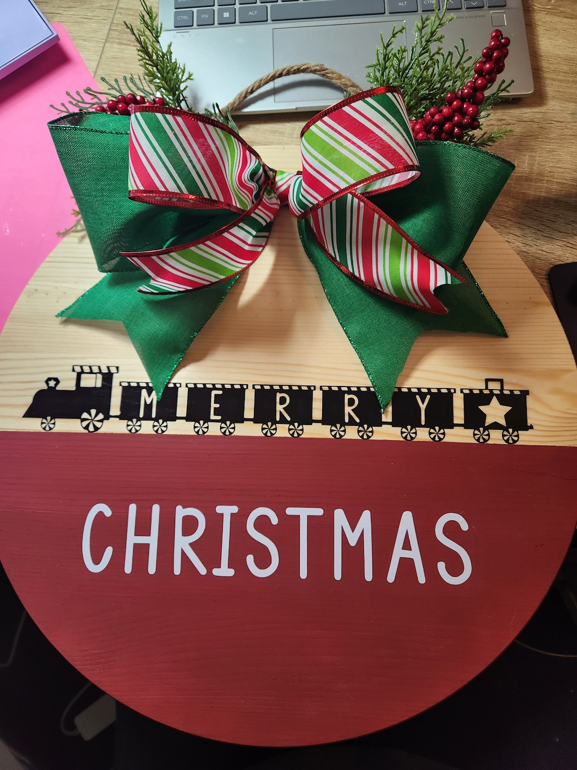 Christmas, Wood Door Sign, Door Sign, Personalized Door Sign ...