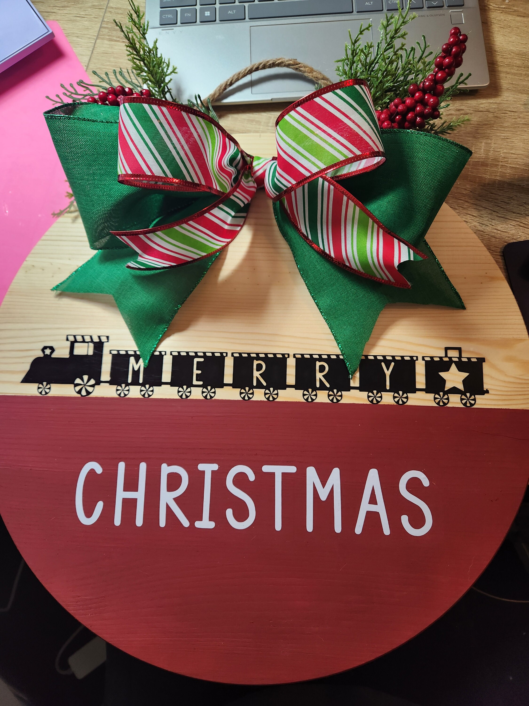 Christmas, Wood Door Sign, Door Sign, Personalized Door Sign ...