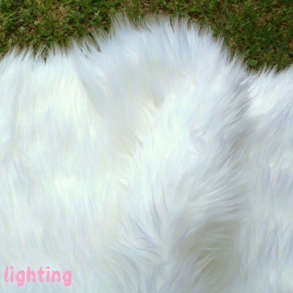 White Fur Fabric - Etsy