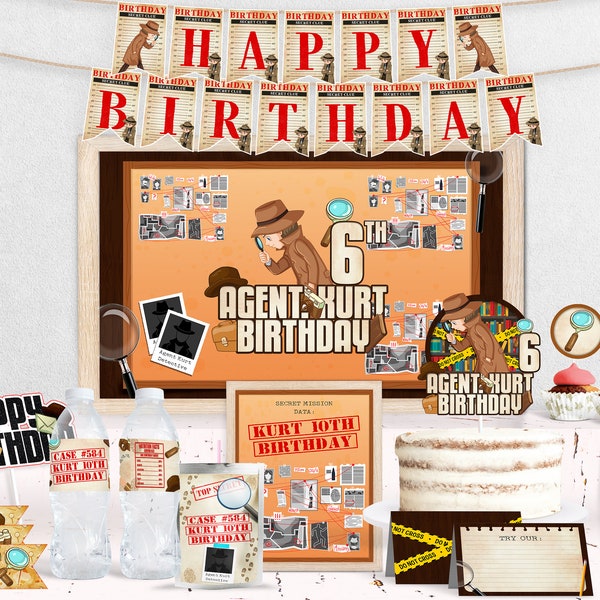 Detective Party - Etsy