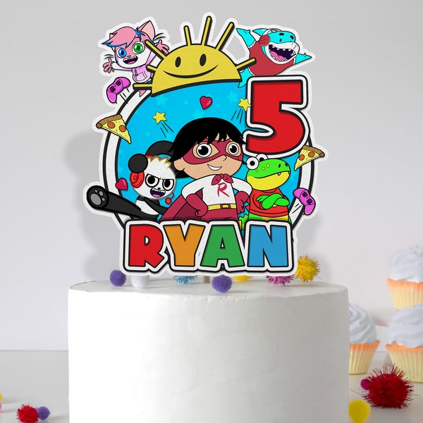 Ryans World Cake Topper - Etsy