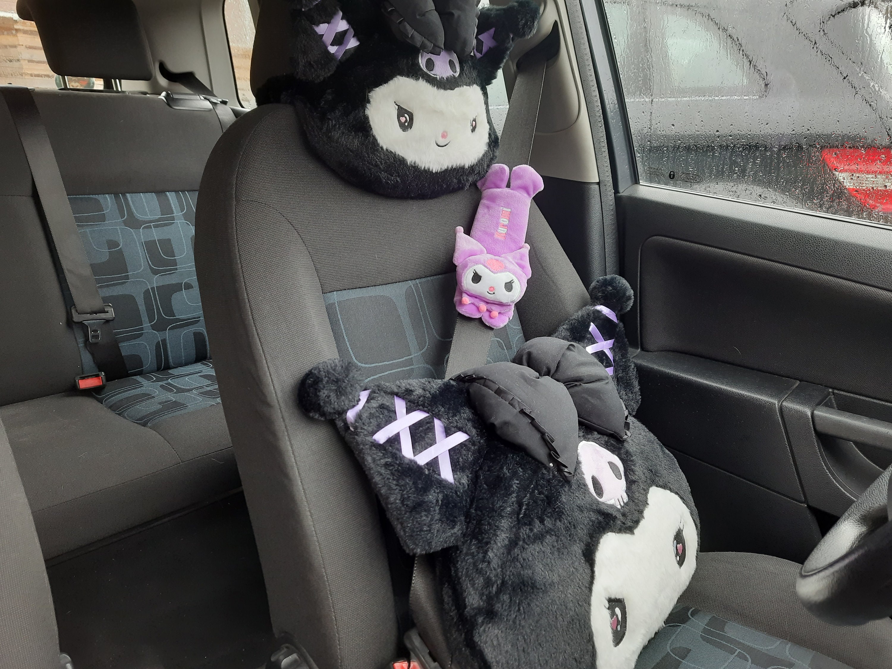 Car Cushions - Cute Kuromi Sannrio - Upgrade Car Interior Comfort - Etsy