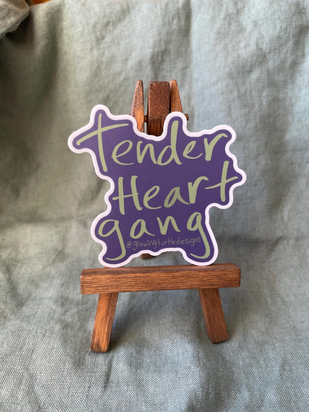 Tender Heart Gang 3" Matte Weatherproof Sticker - Etsy