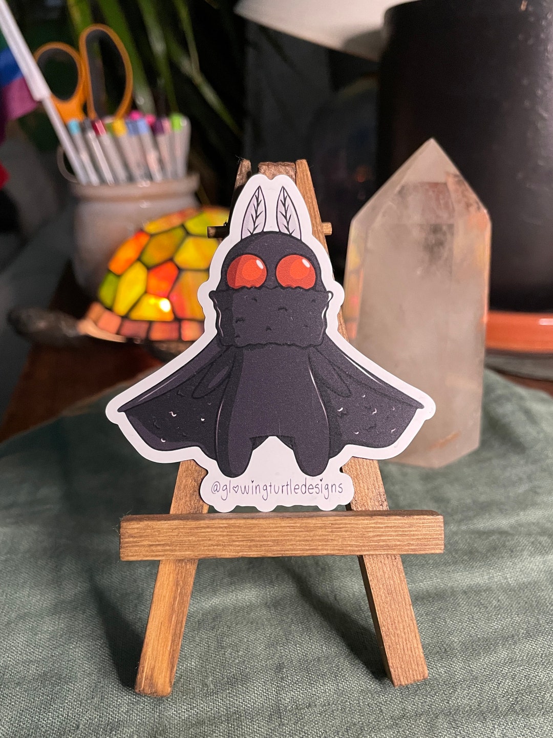3" Mothman Magnet, Teen Artist - Etsy