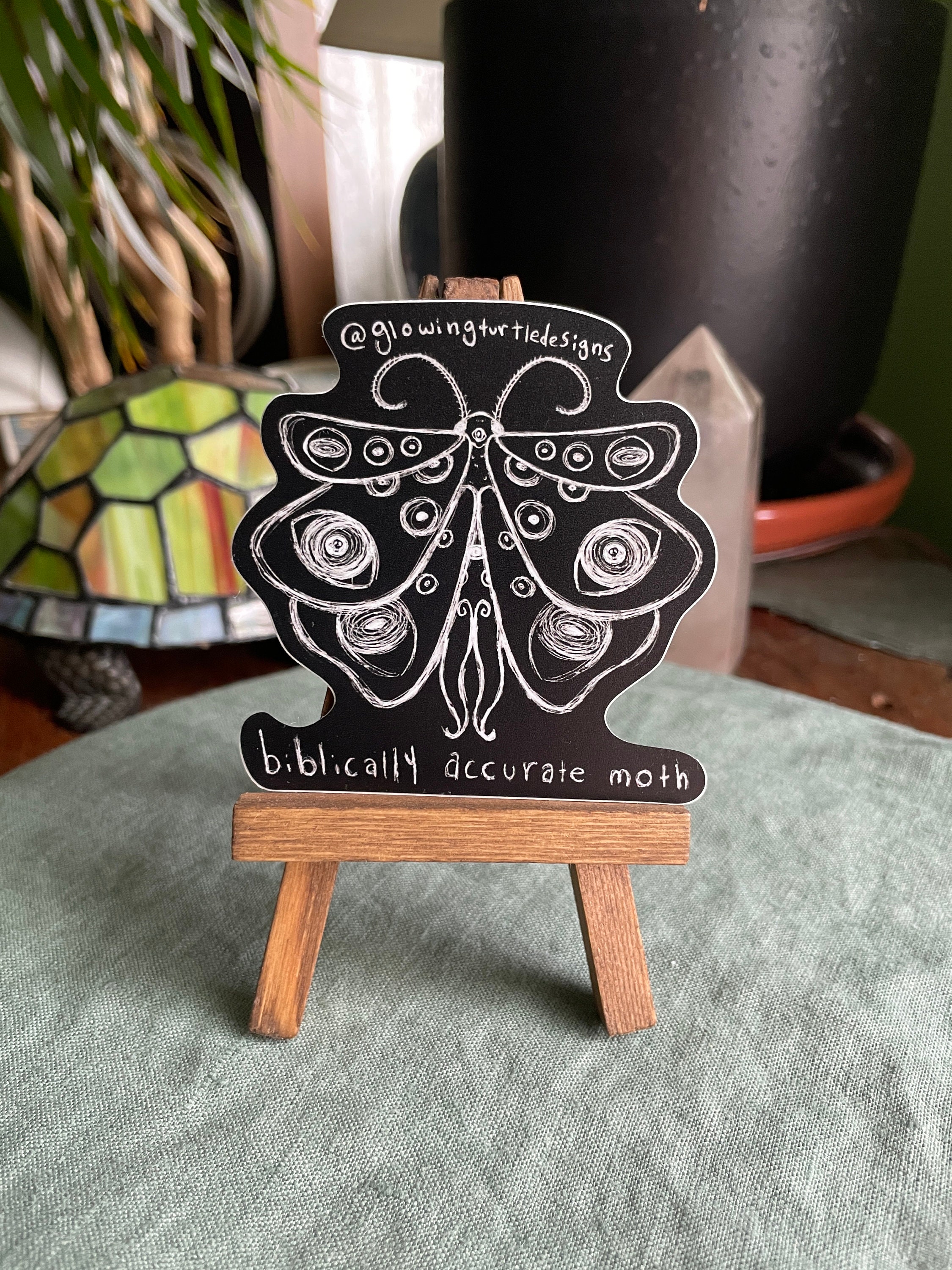 Biblically Accurate Moth Sticker - Etsy