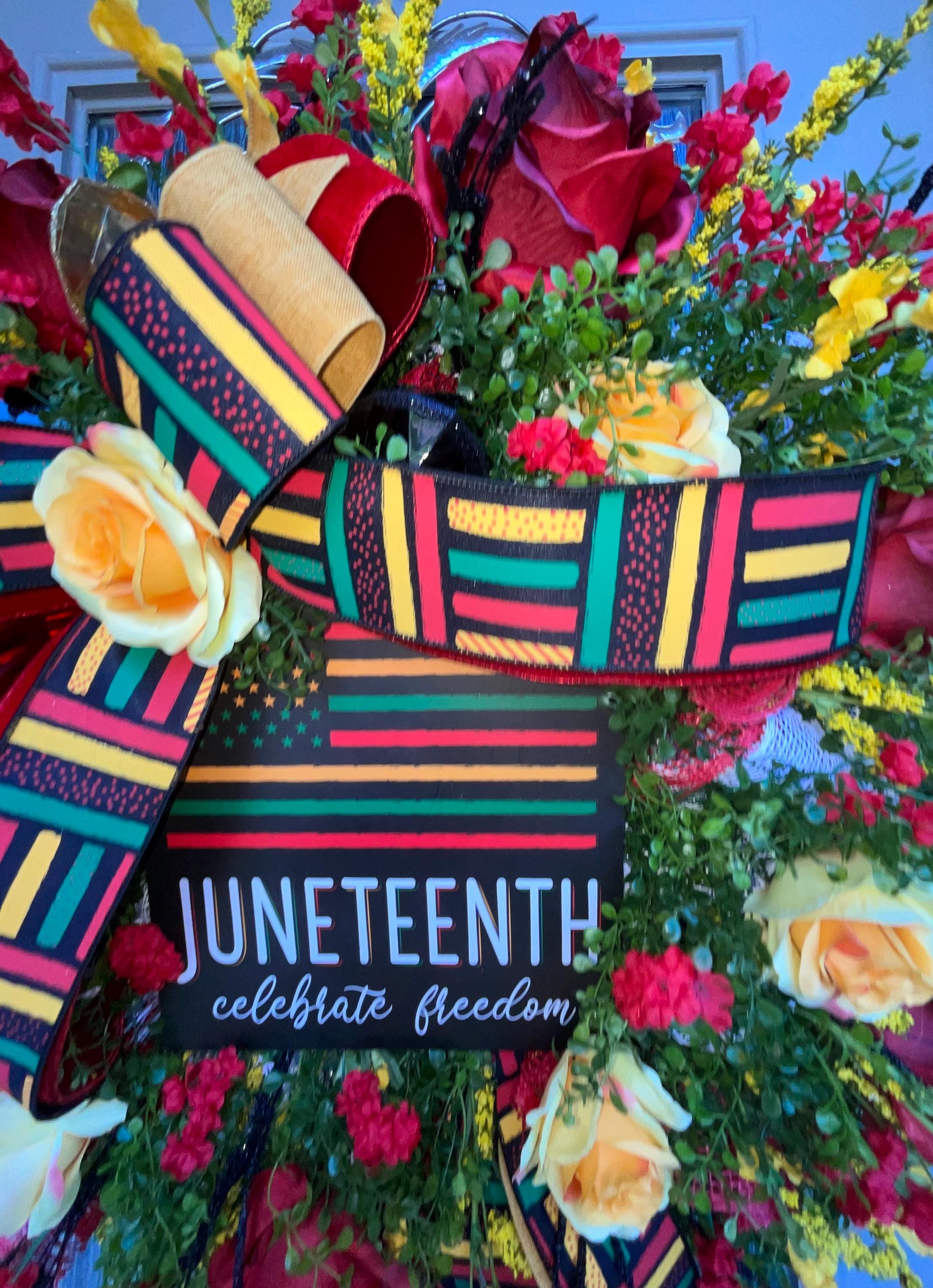 Juneteenth Celebration Wreath - Etsy