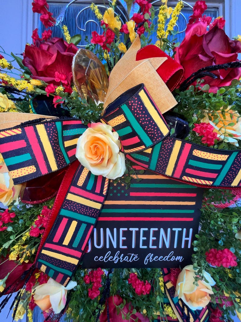 Juneteenth Celebration Wreath - Etsy