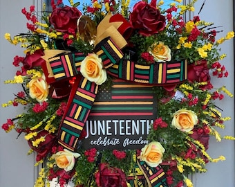 Juneteenth Wreath - Etsy