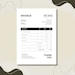 Minimalistic Invoice | Invoice Template | Customizable Invoice | Canva ...