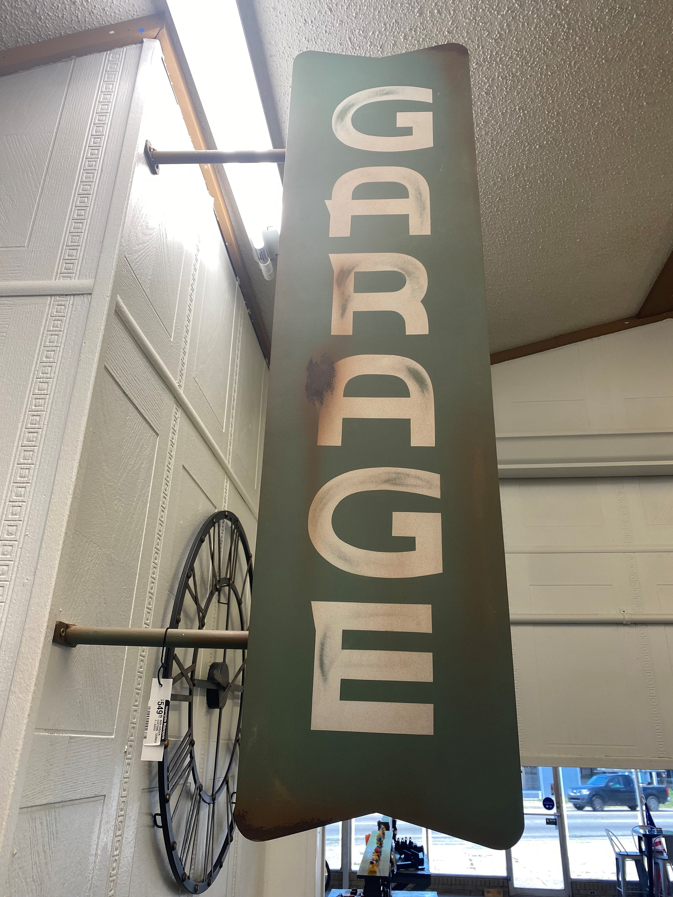 Ron Corder Customs "garage" Marquee Sign. Dual Sided. 12" L X 48" H X 2 ...