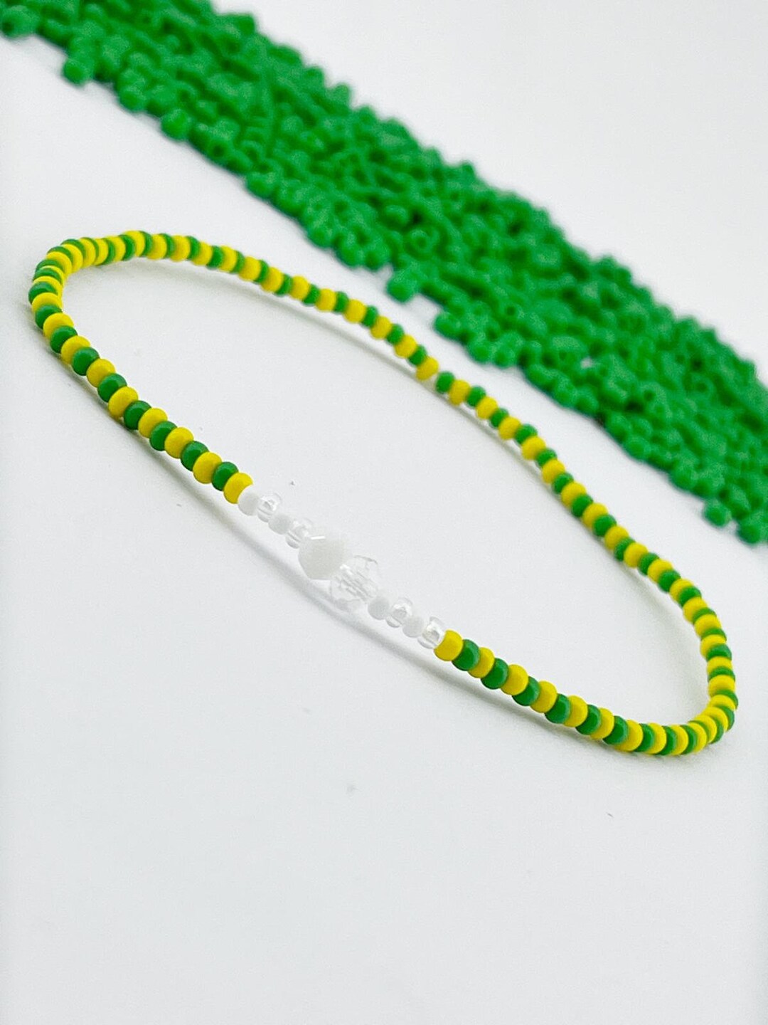 Elastic Ilde Orula / Orunmila Obatalá Path, Religious Bracelet - Etsy