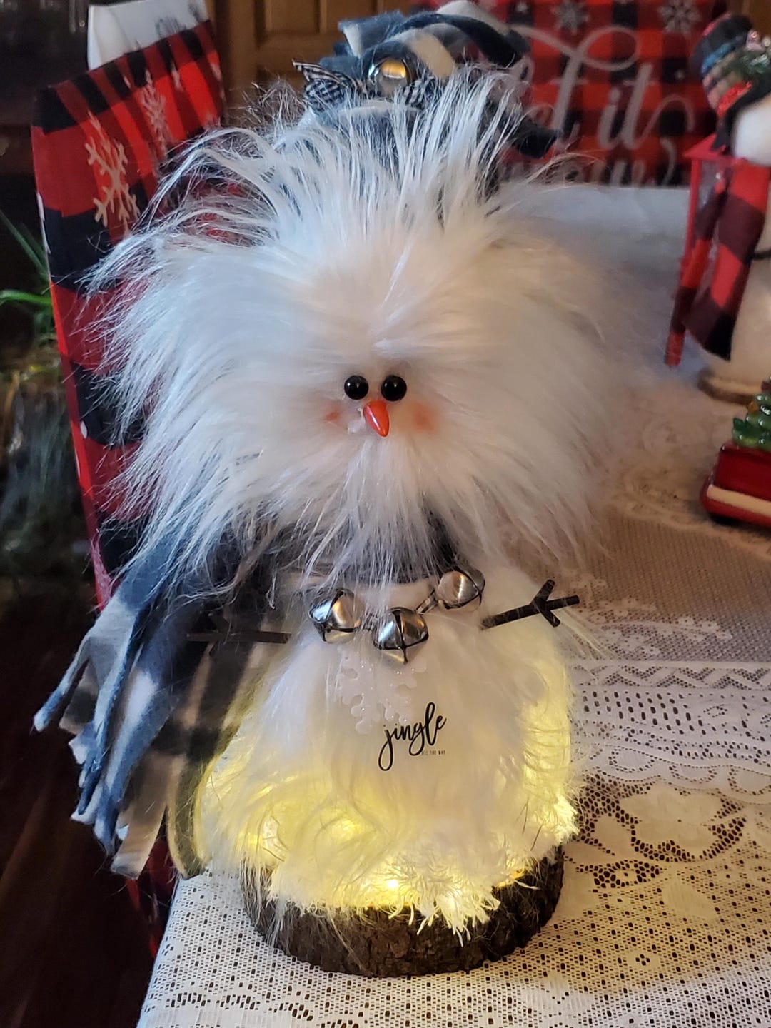 Jingle the Frazzled Snowman - Etsy