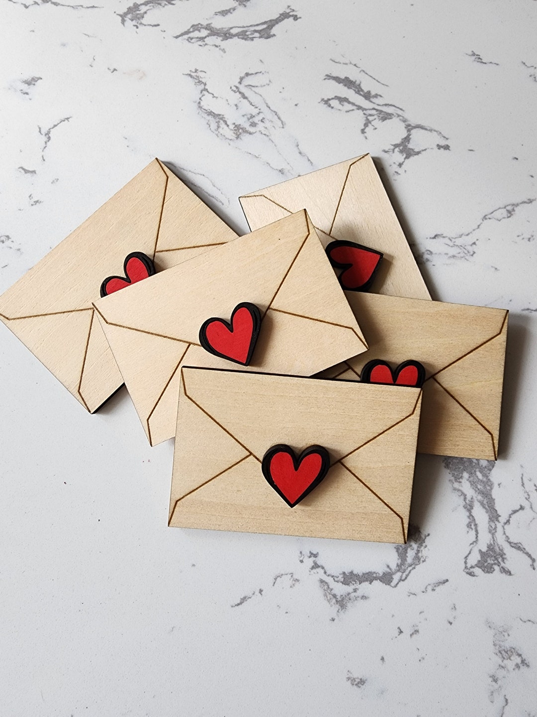 Valentine's Day Love Letters Heart Envelopes - Etsy