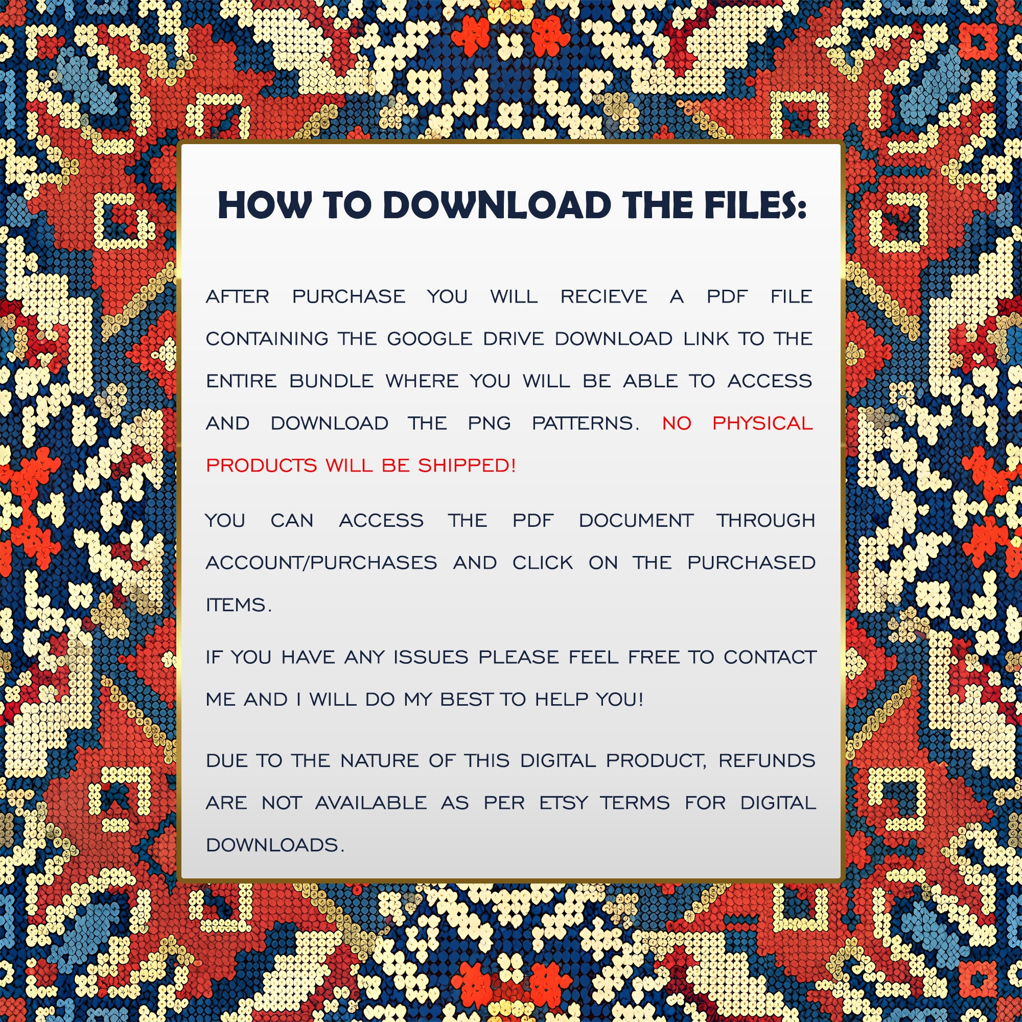 Slavic Embroidery Pattern Set 2.0 - 20 Seamless Patterns L Digital ...