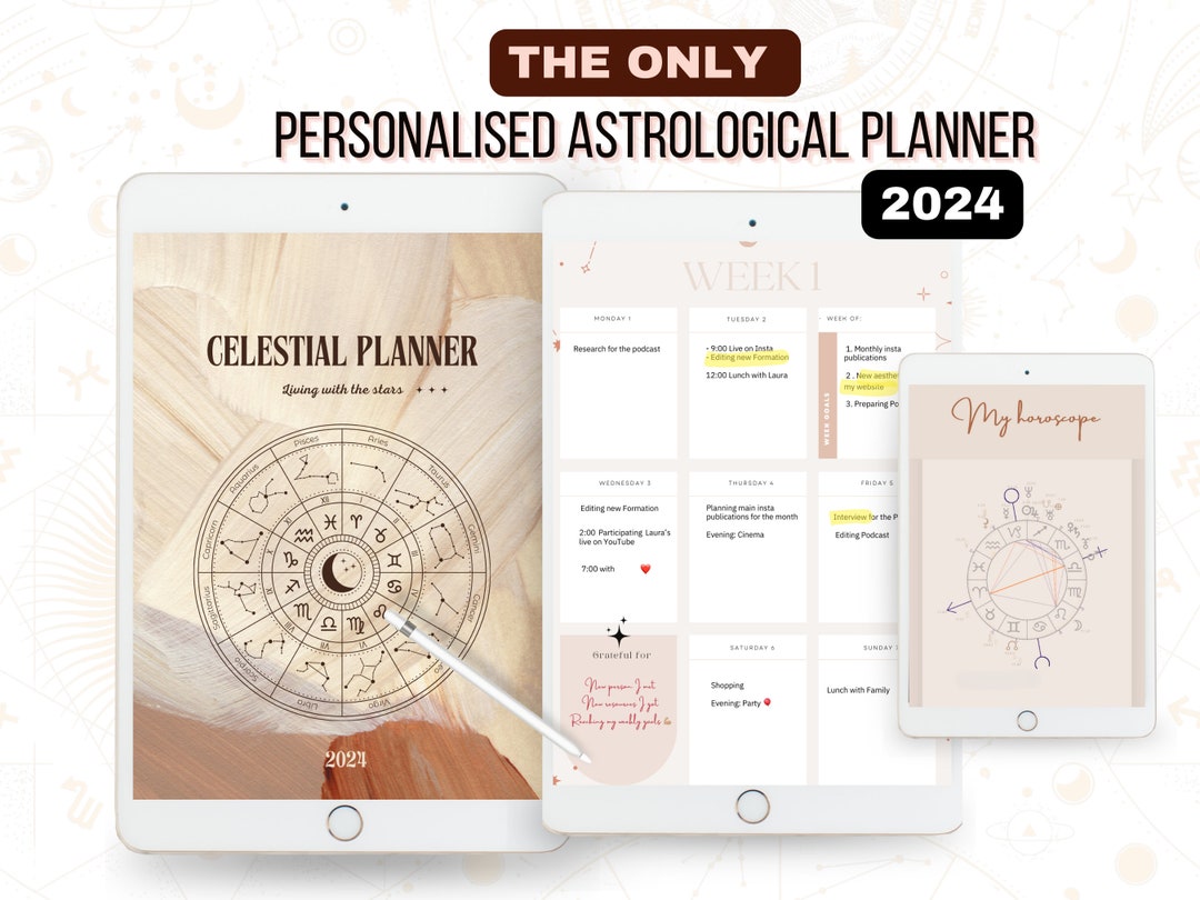 Personalized Astrological Digital Planner - Etsy