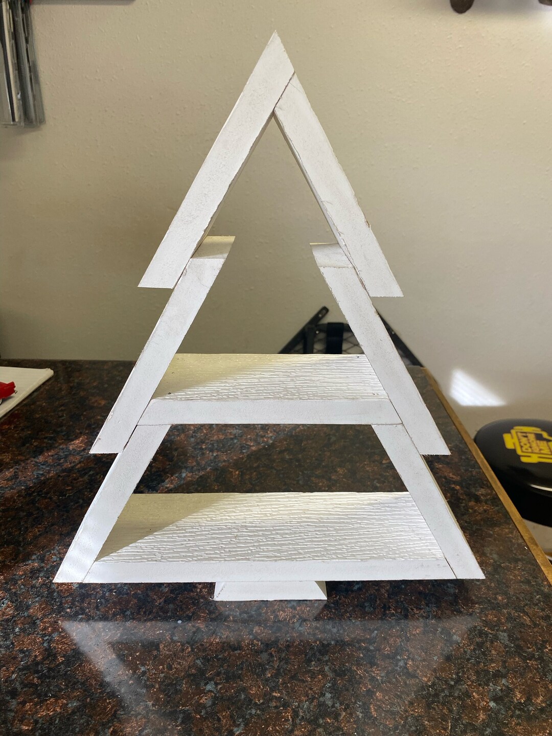 Handmade White Artificial Wood Christmas Tree - Etsy