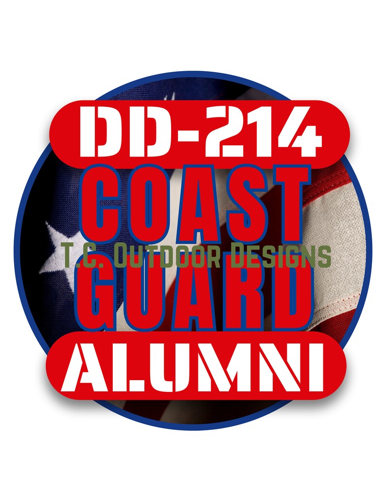 DD-214 Alumni Veteran Military Customizable Logo Navy Marines Army Air ...