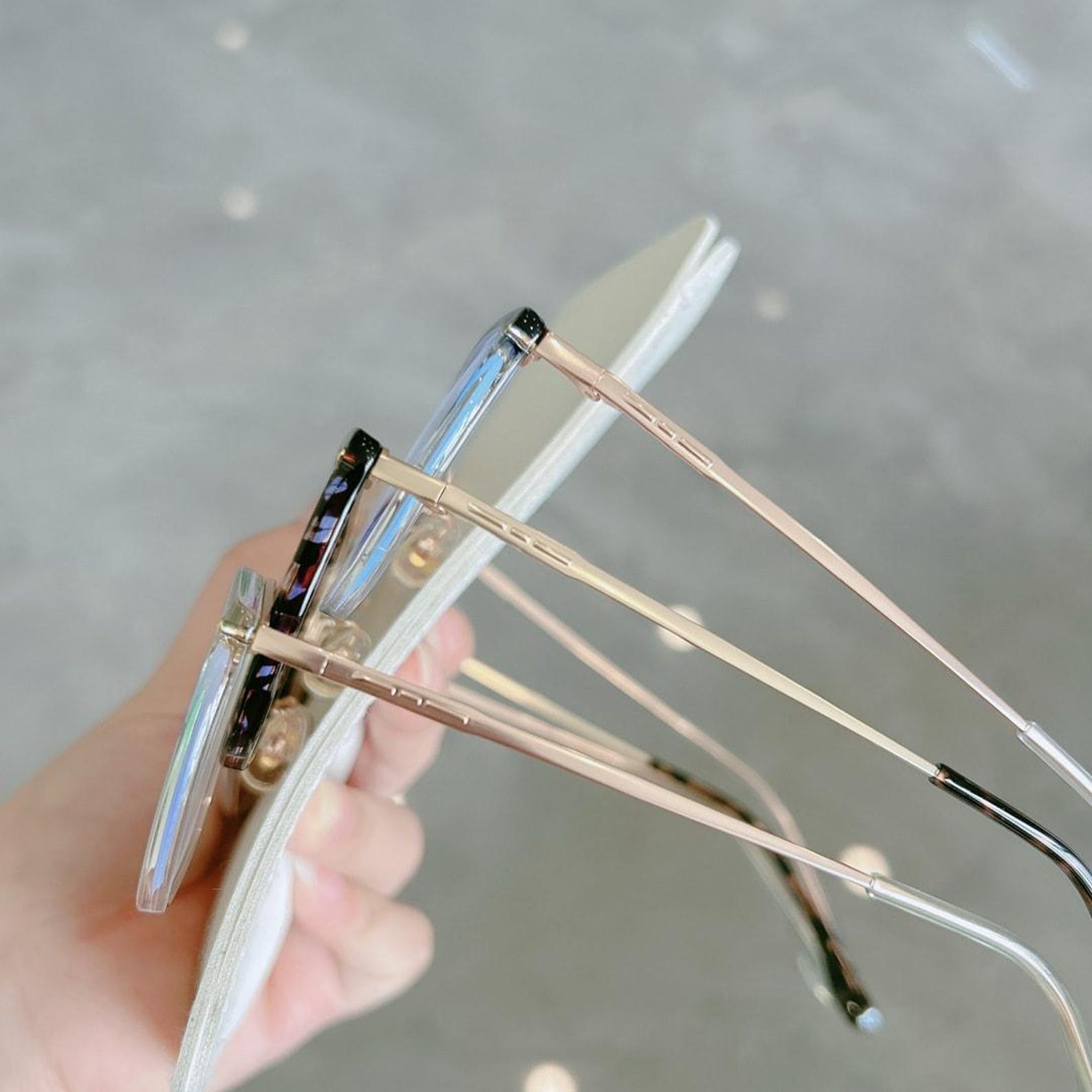 Glasses Frames "posh Square" Eyewear Frames Custom Readers Vintage ...