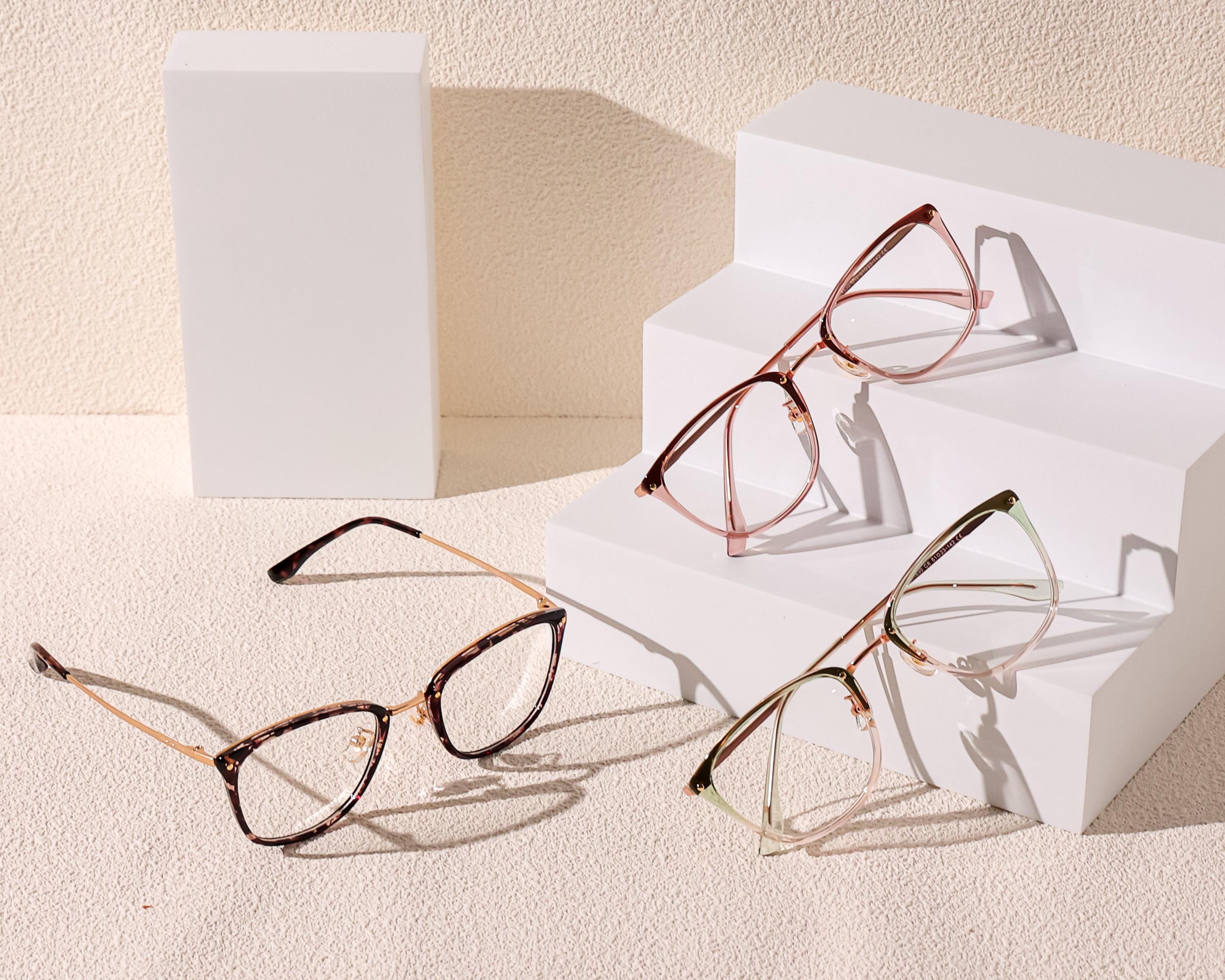 Glasses Frames "posh Square" Eyewear Frames Custom Readers Vintage ...