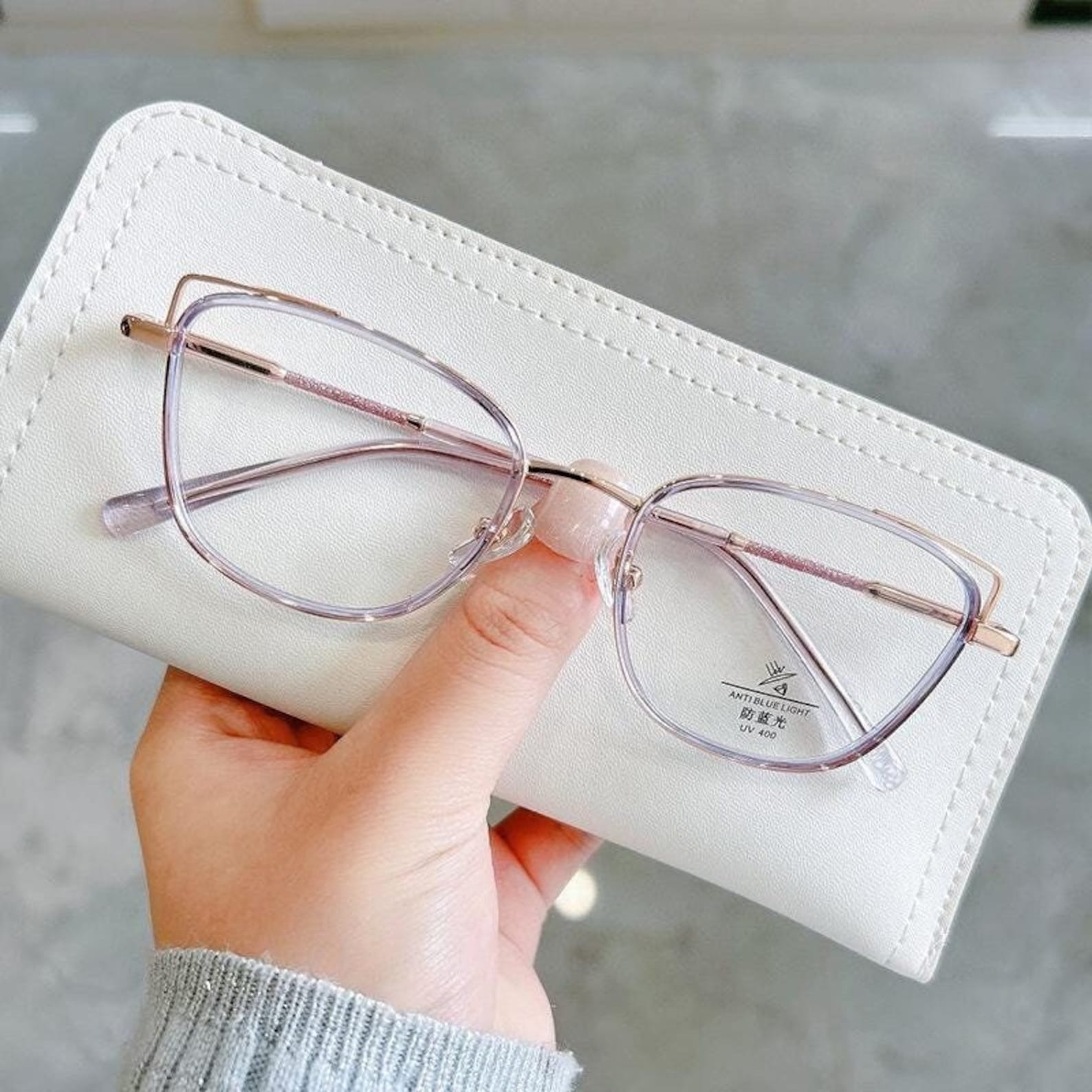 Kaylee Vintage Cat-eye Reading Glasses + Blue Light Blocking Frames ...
