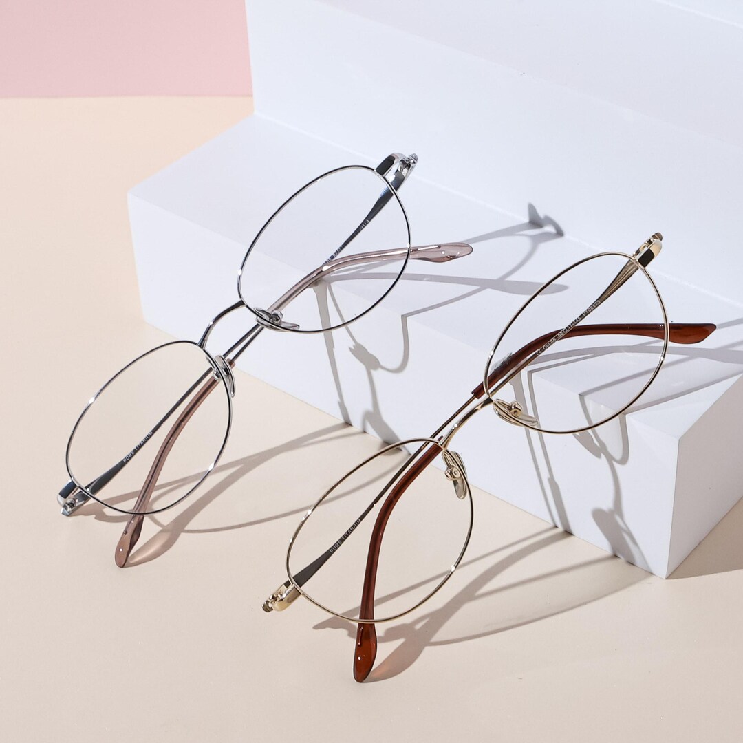 Reading Glasses Frames "zephyr" Slim Oval Eyewear Frames Custom Readers ...