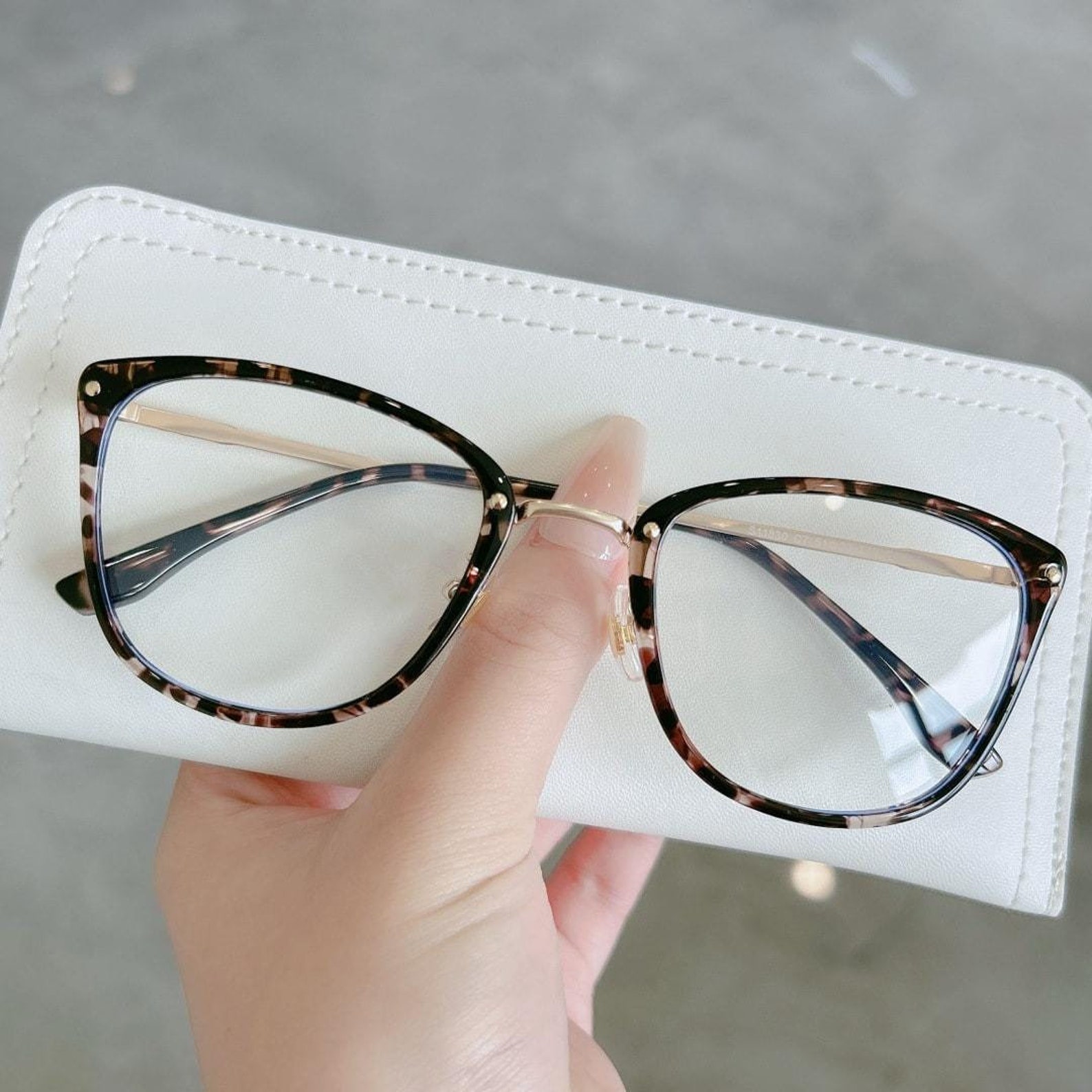 Glasses Frames "posh Square" Eyewear Frames Custom Readers Vintage ...