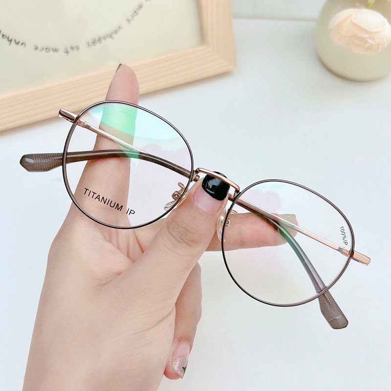 Reading Glasses Frames "luna Round" Eyewear Frames Custom Readers ...