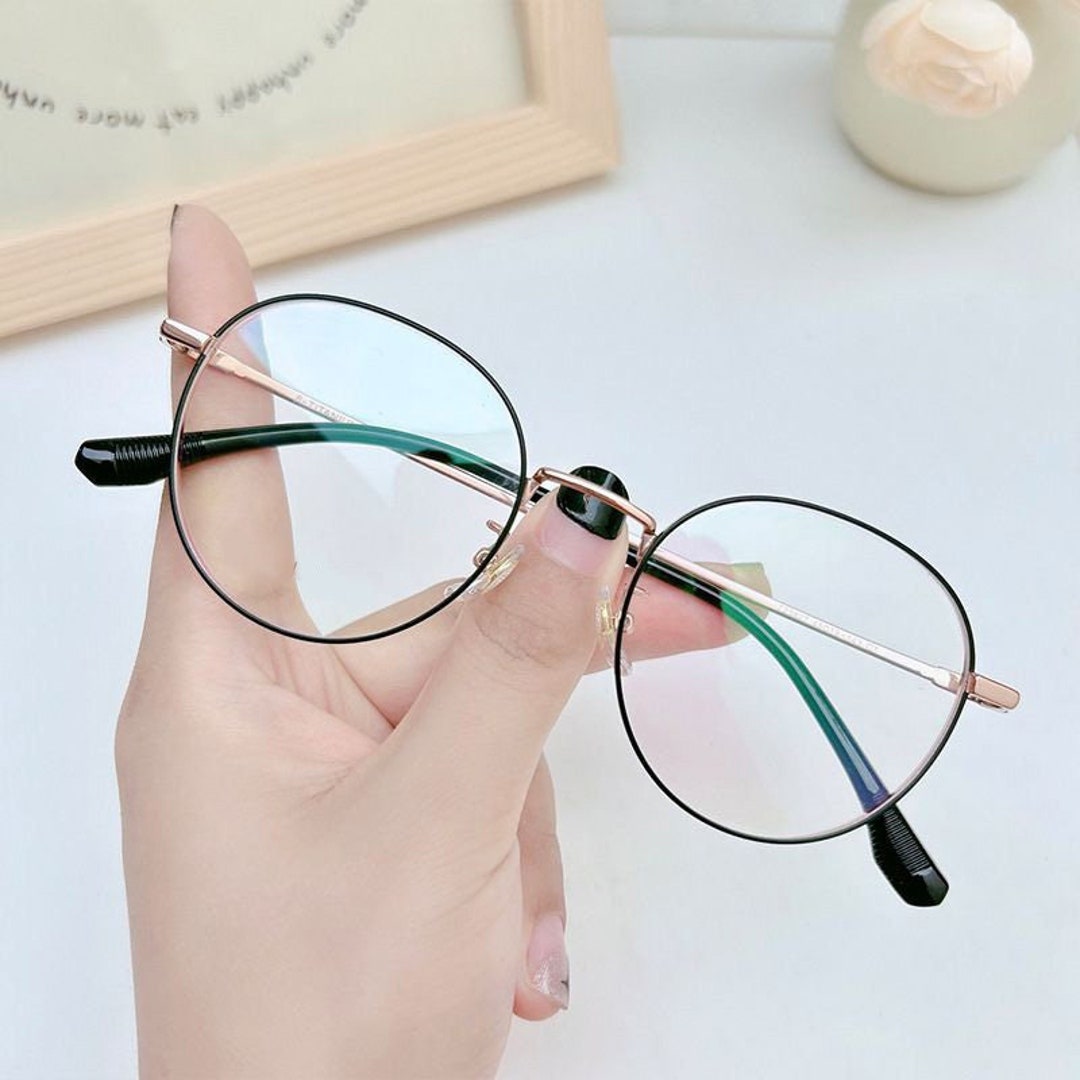 Reading Glasses Frames "luna Round" Eyewear Frames Custom Readers ...