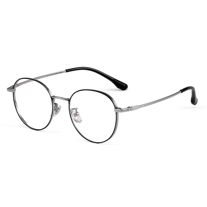 Reading Glasses Frames Luna Round Eyewear Frames Custom Readers Vintage Round Blue Light