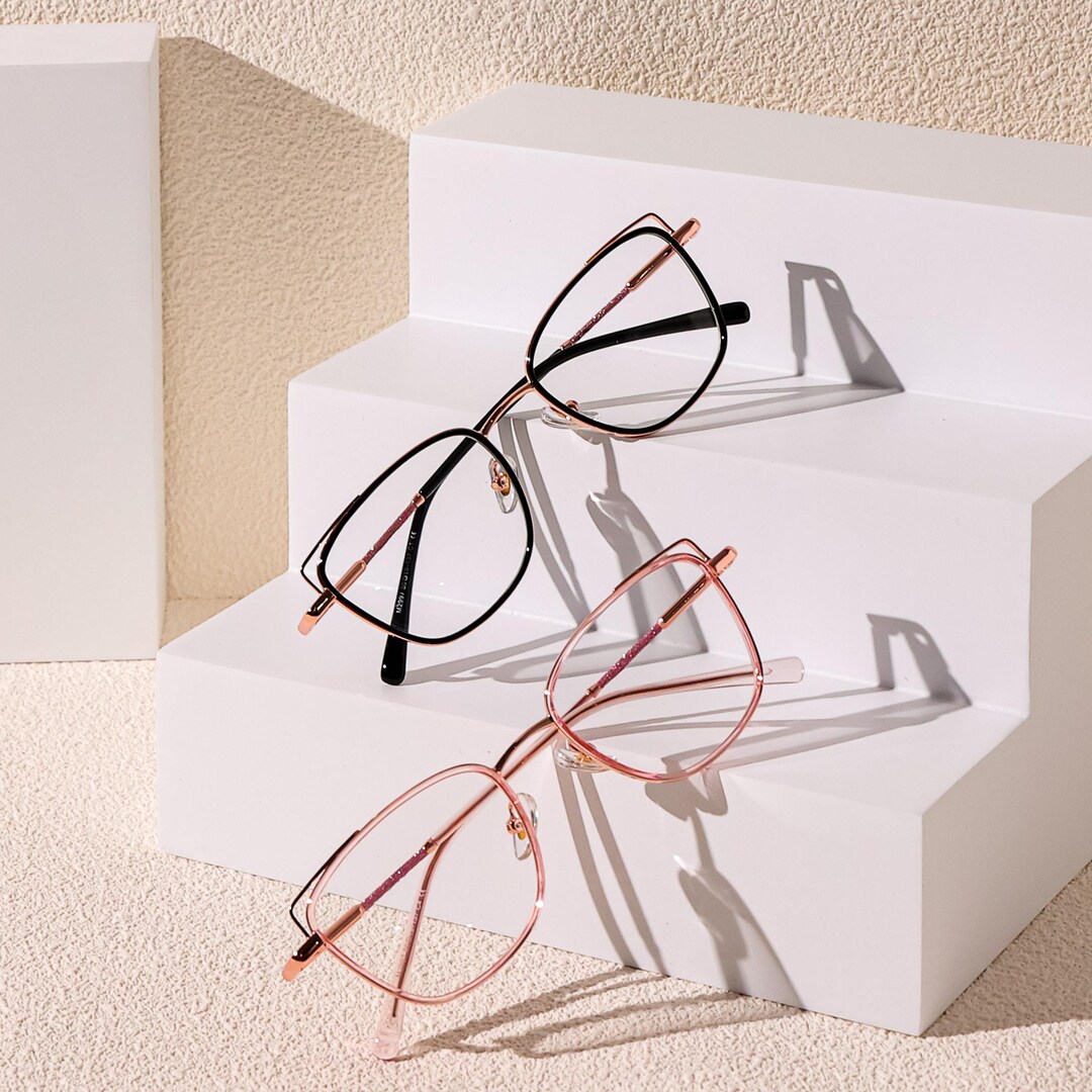 Kaylee Vintage Cat-eye Reading Glasses + Blue Light Blocking Frames ...