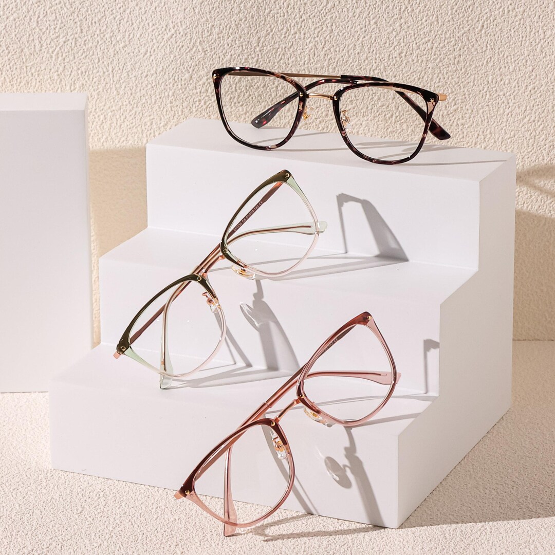 Glasses Frames posh Square Eyewear Frames Custom Readers Vintage ...