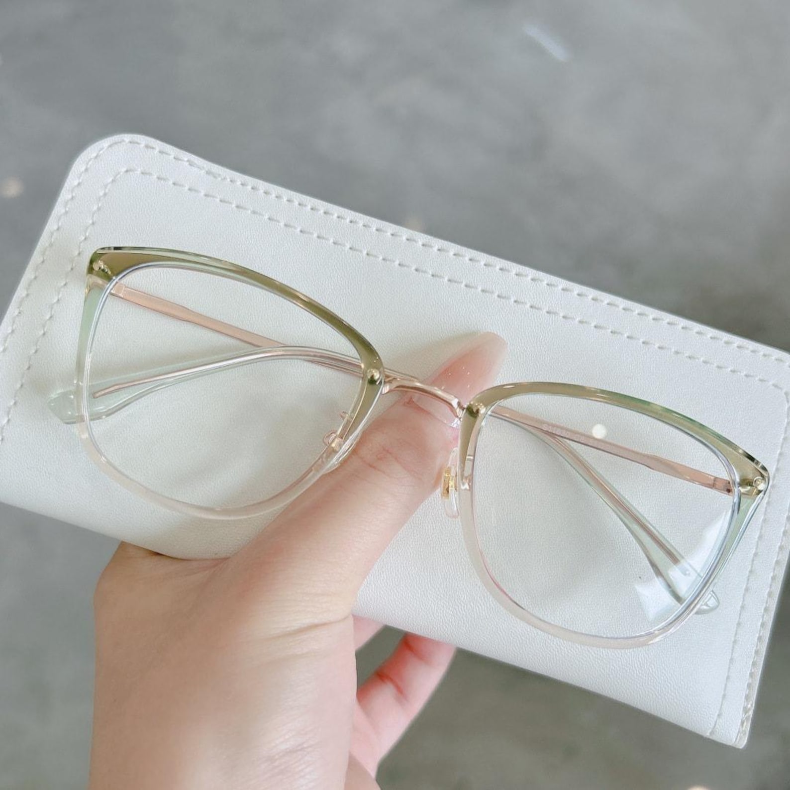 Glasses Frames "posh Square" Eyewear Frames Custom Readers Vintage ...