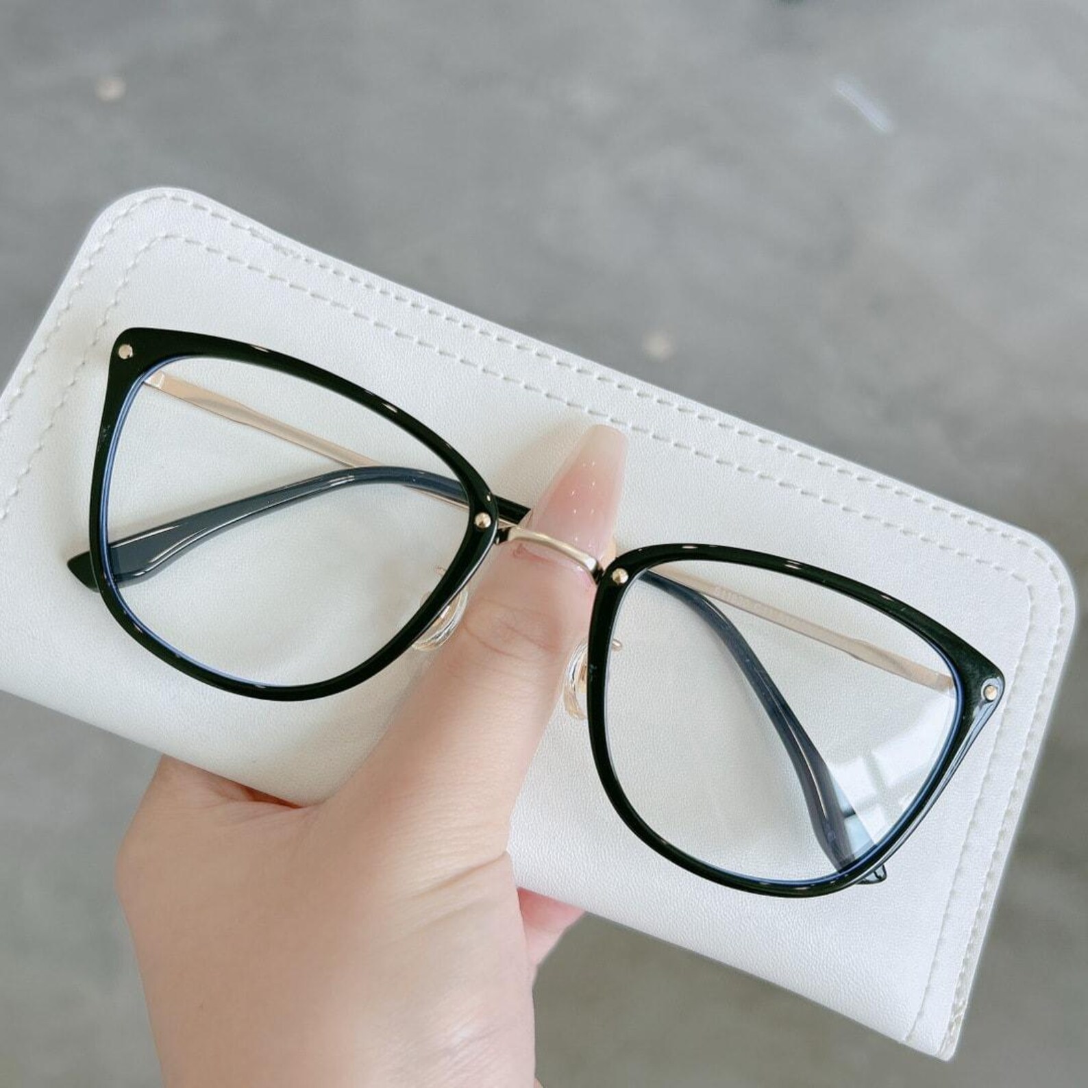 Glasses Frames "posh Square" Eyewear Frames Custom Readers Vintage ...