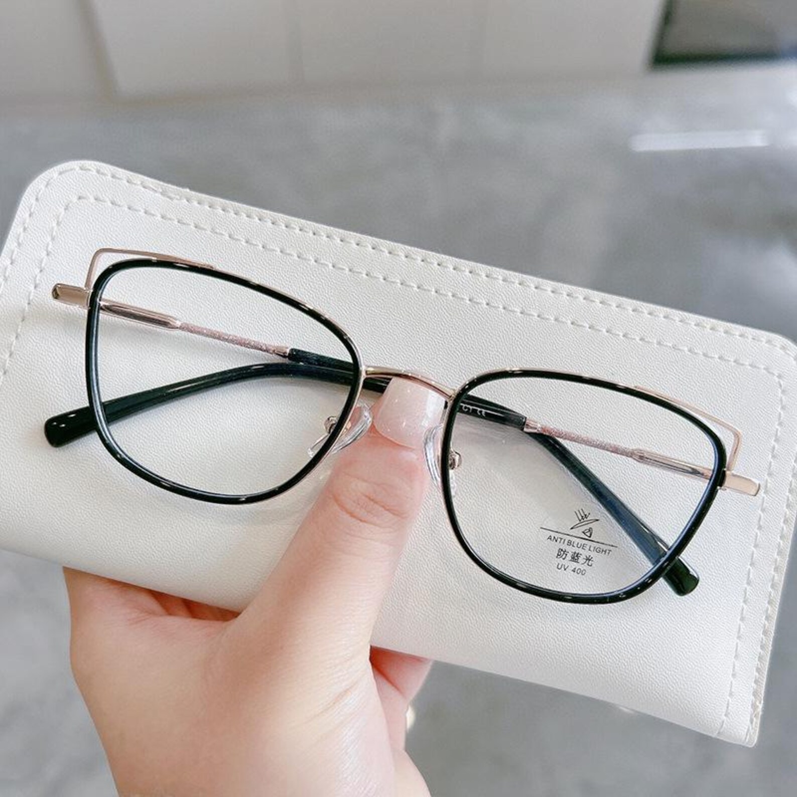 Kaylee Vintage Cat-eye Reading Glasses + Blue Light Blocking Frames ...