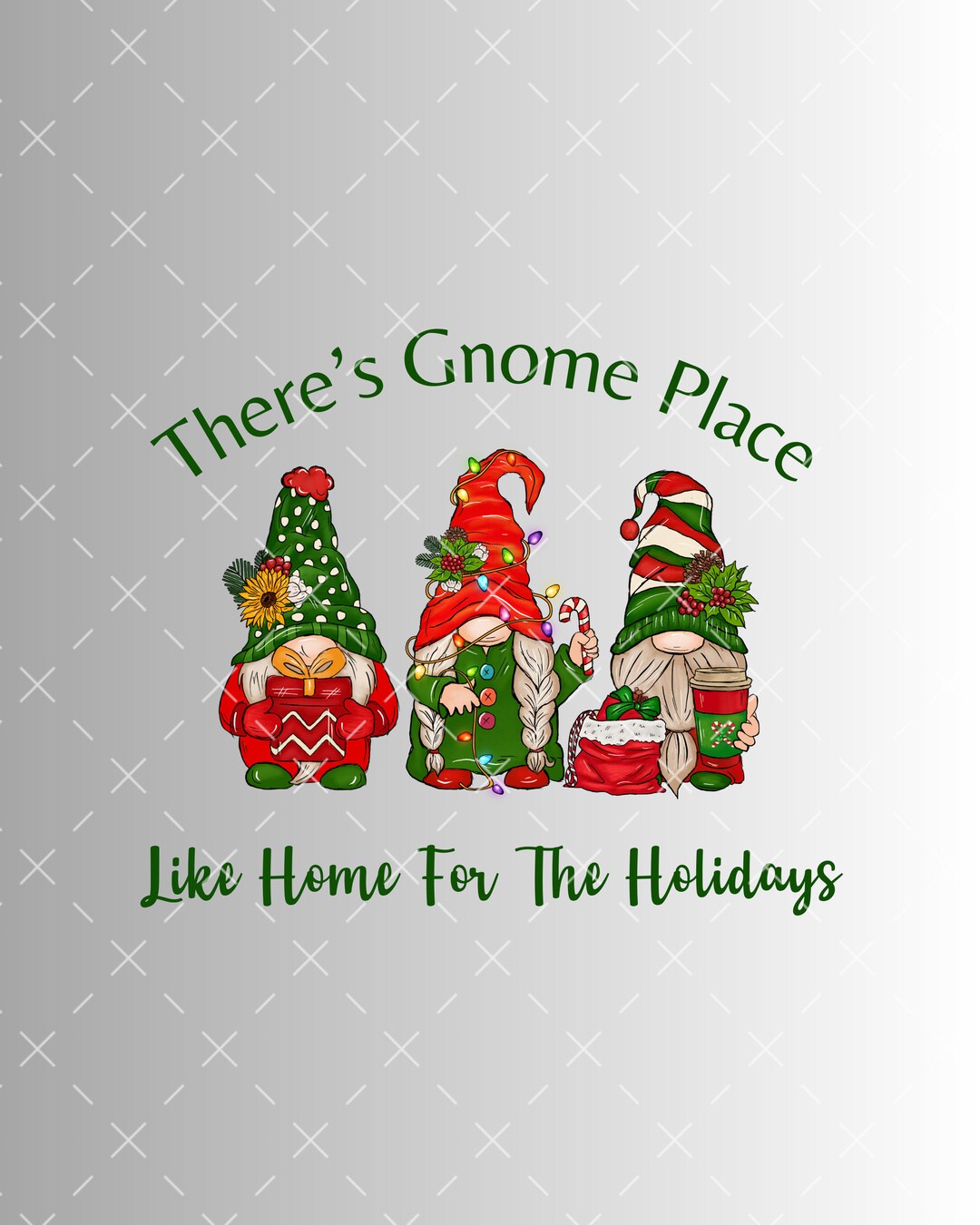 Christmas Gnome, Gnome Png, Holiday Gnomes, Sublimation Gnome ...