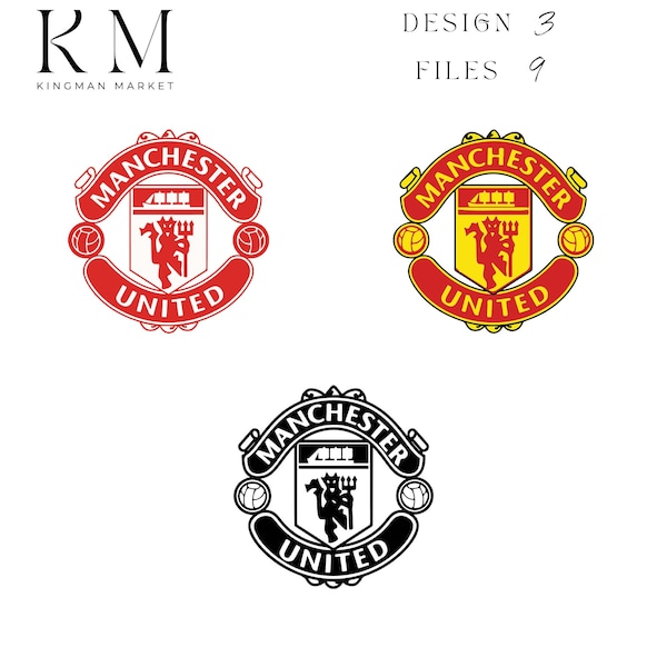 Manchester United Svg - Etsy Canada