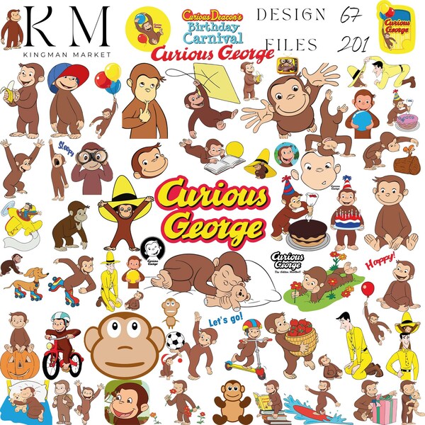 Curious George - Etsy