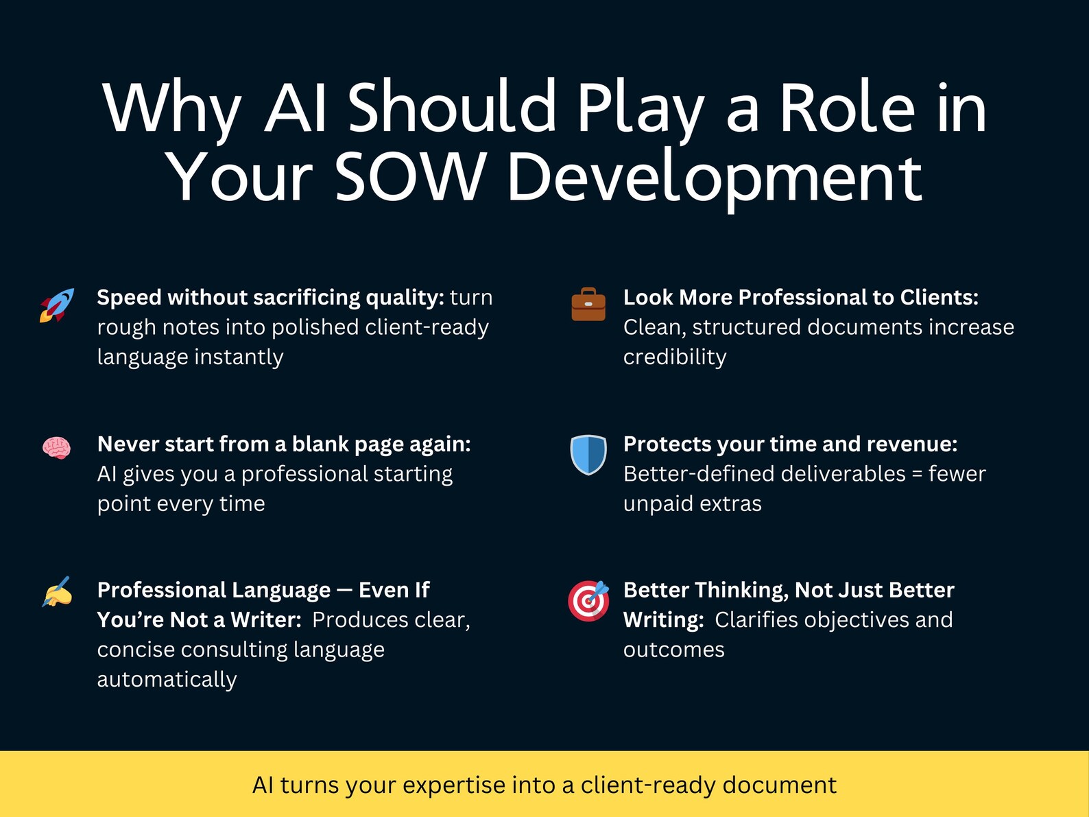 Ai-powered SOW Generator With Template | for Consultants, Freelancers ...
