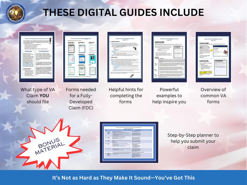 VA Disability Claims Guide: Original, Secondary, Supplemental (digital ...