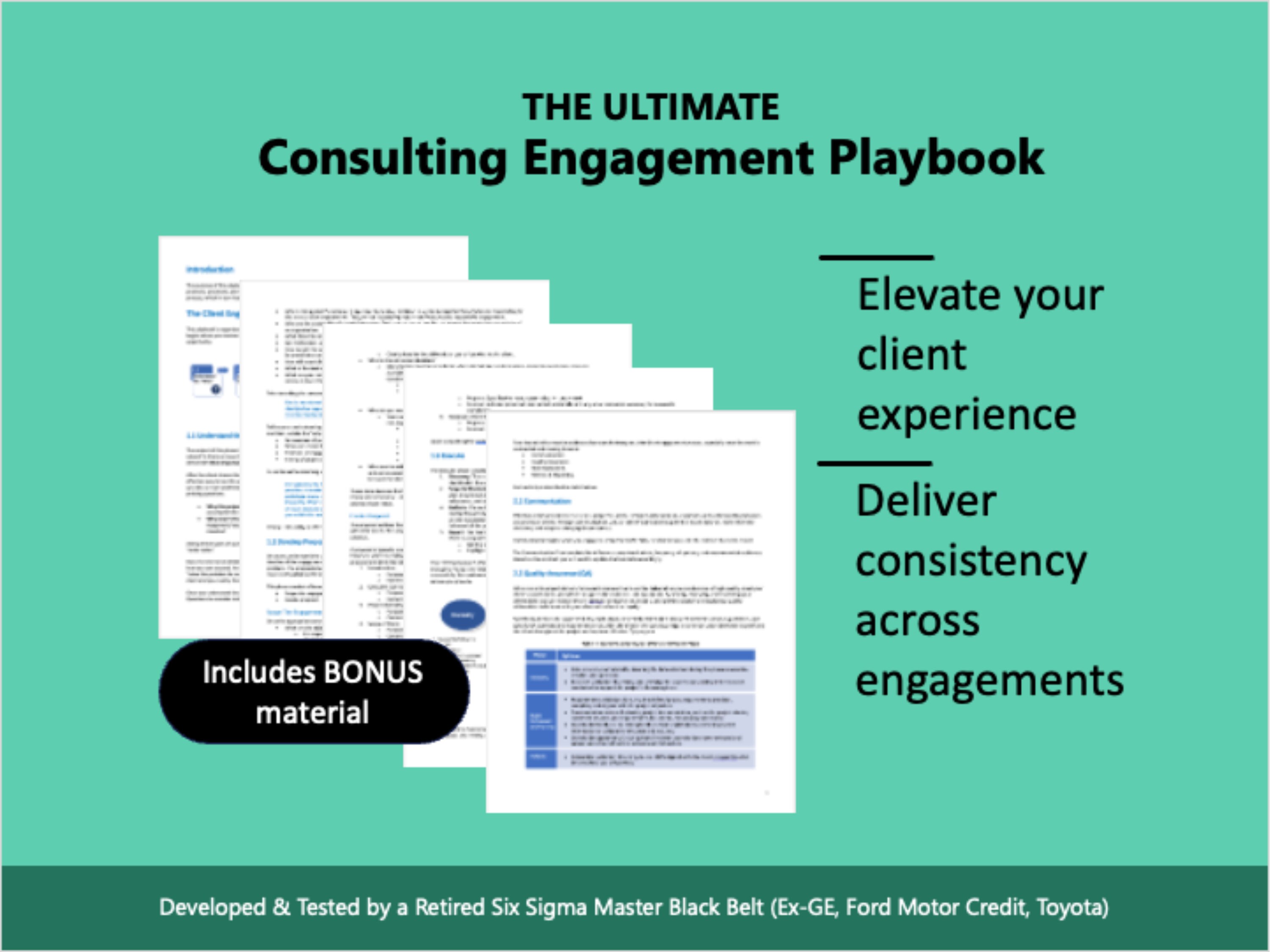 Consulting Engagement Playbook: Consulting Template Consulting Guide ...