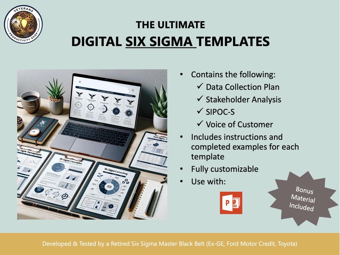 Six Sigma Templates, Fully Customizable: Data Collection / SIPOC ...