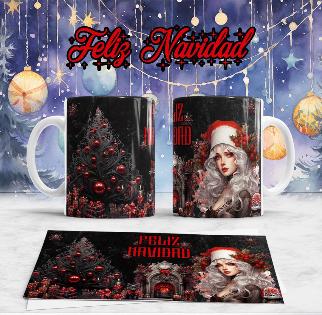 11oz Mug Stencils Christmas Edition - Etsy