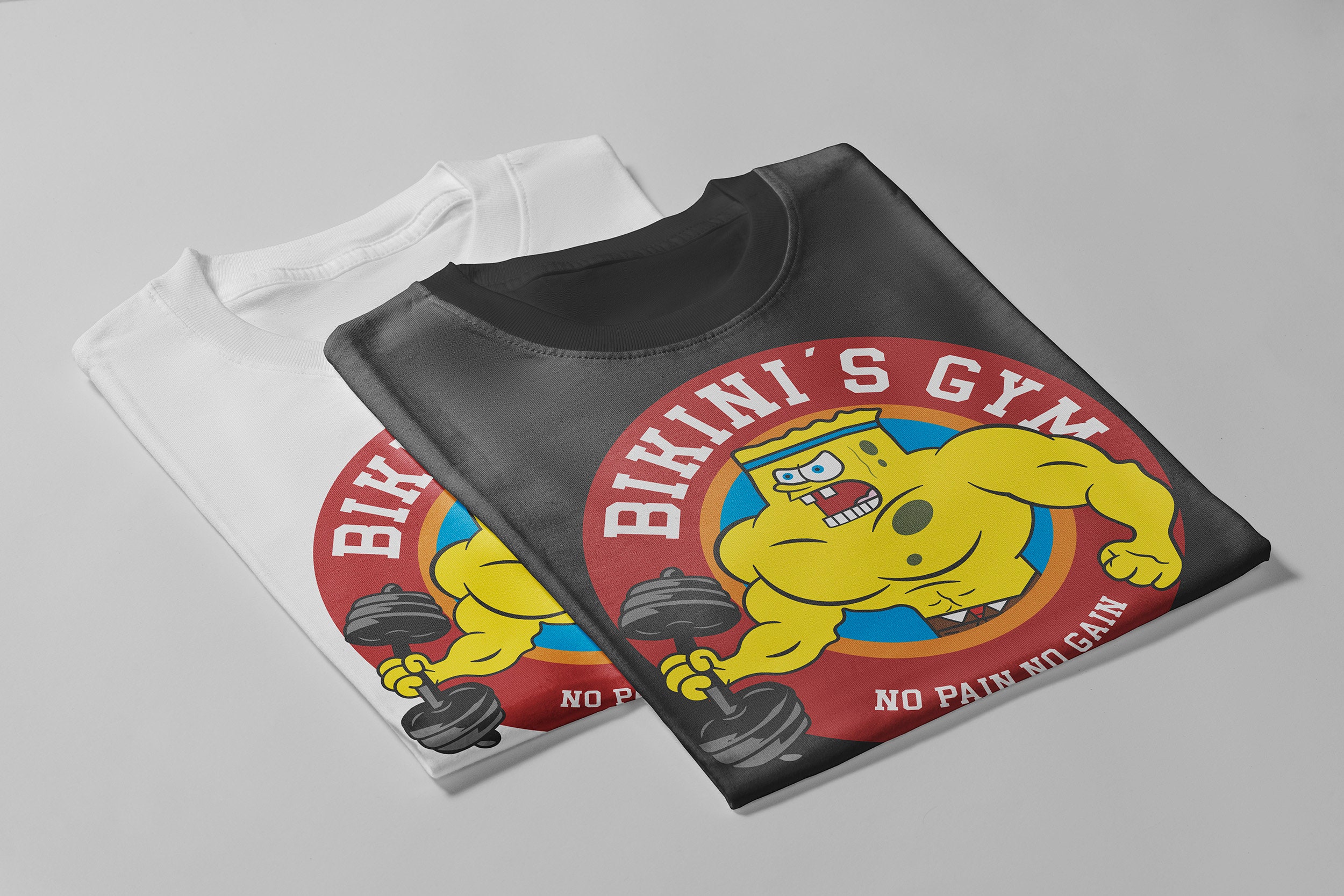 Bikinis GYM Bob Esponja SVG - Etsy México