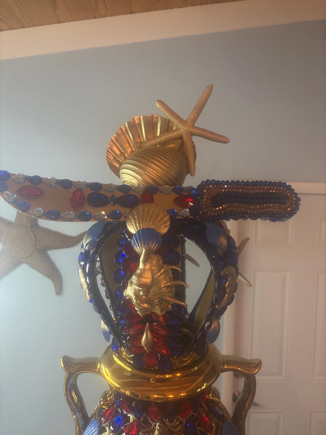 Set Sopera ,pedestal Y Corona De Yemaya Okute - Etsy