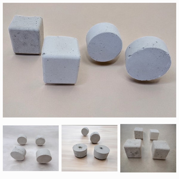 Concrete Knobs - Etsy